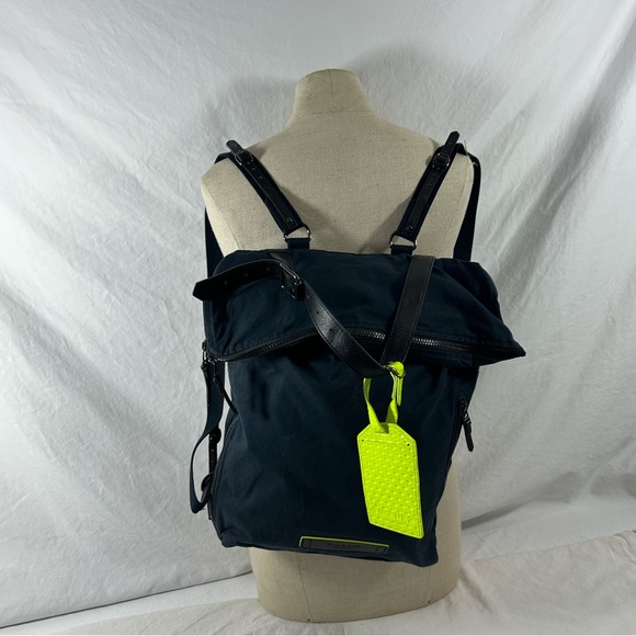Timbuk2 | Bags | Genuine Timbuk2 Navy Blue Canvas And Leather Backpack ...